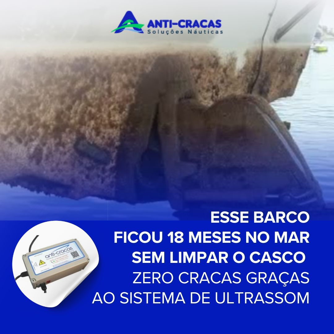 Este barco ficou 18 meses no mar sem limpar o casco - Anti-Algas